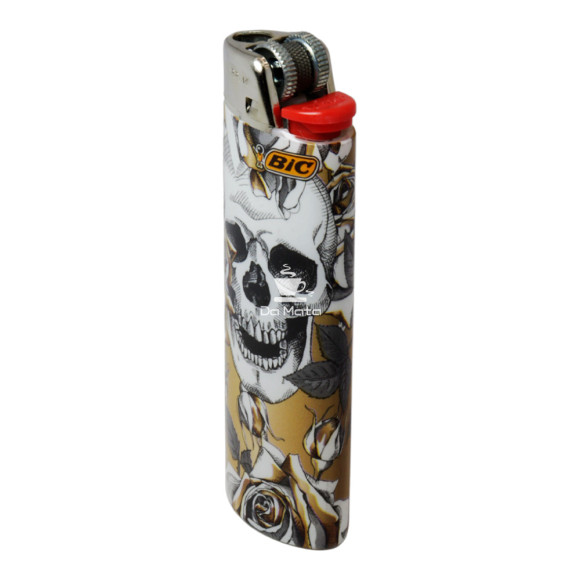 Isqueiro Bic Skull Colors | Tabacaria da Mata