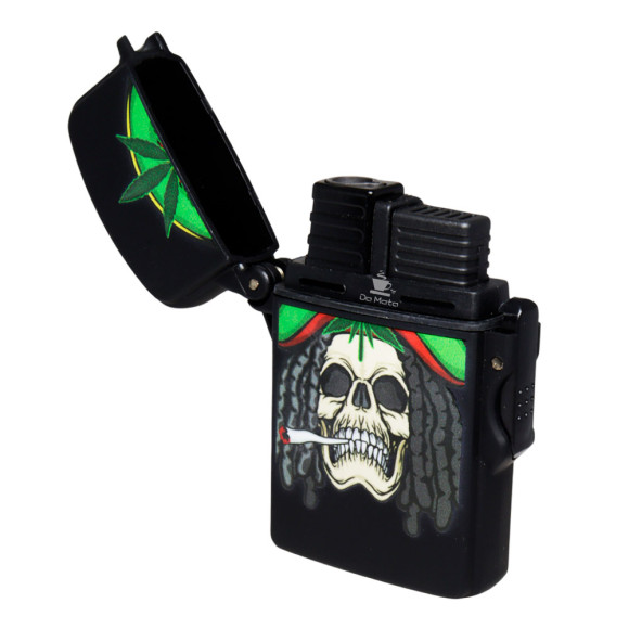 Maçarico Prof Malibu Rasta Skulls | Tabacaria da Mata