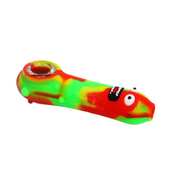 Pipe de Silicone Rick & Morty: Estilo e Praticidade