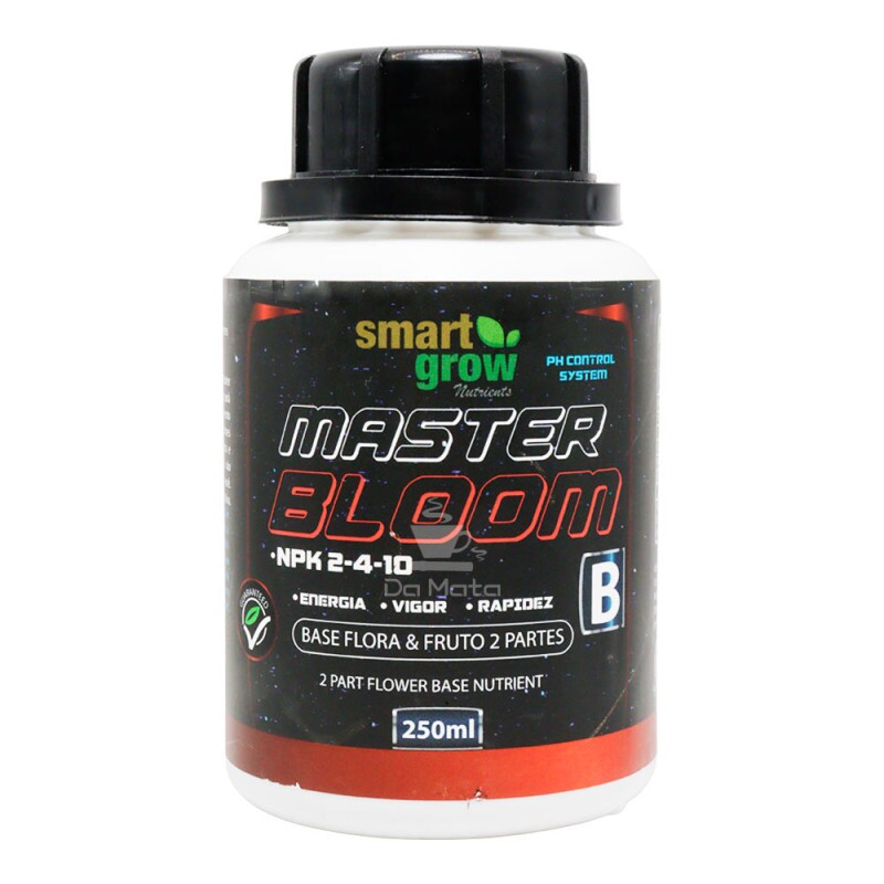 Kit de Fertilizante Smart Grow Master Bloom A e B 250ml - Tabacaria Da Mata