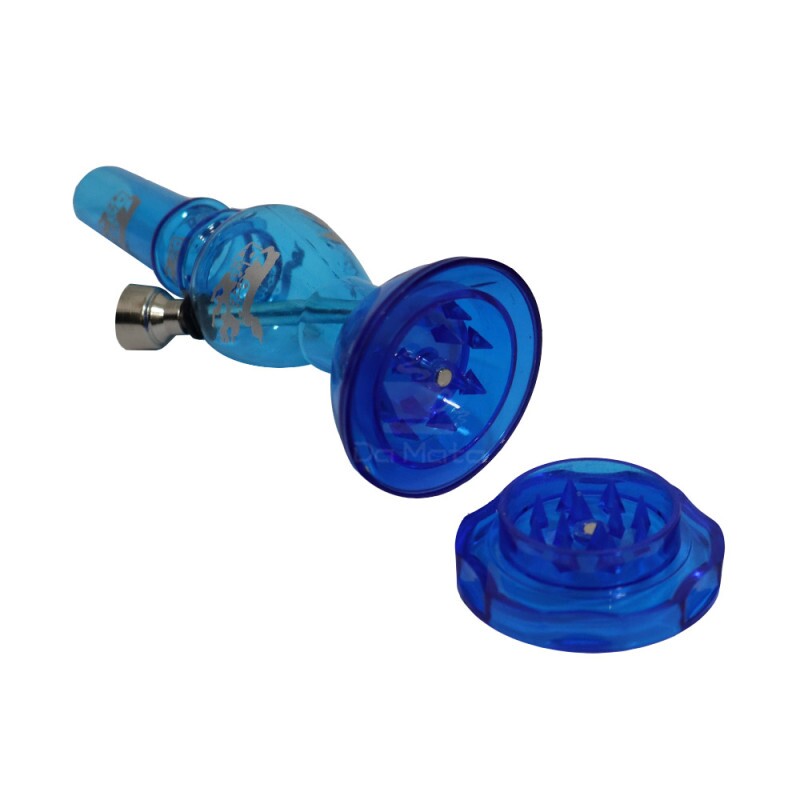 Mini Bong de Acrílico c/ Dichavador - Tabacaria da Mata