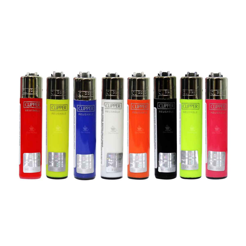 Isqueiro Clipper Pequeno Cor Única - Tabacaria da Mata