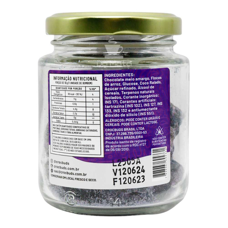 Chocolate Croc Buds Coco Dream 100g - Tabacaria Da Mata