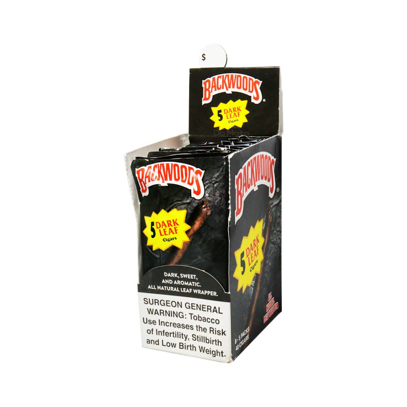 Backwoods Dark Leaf sabor de rum | Tabacaria da Mata