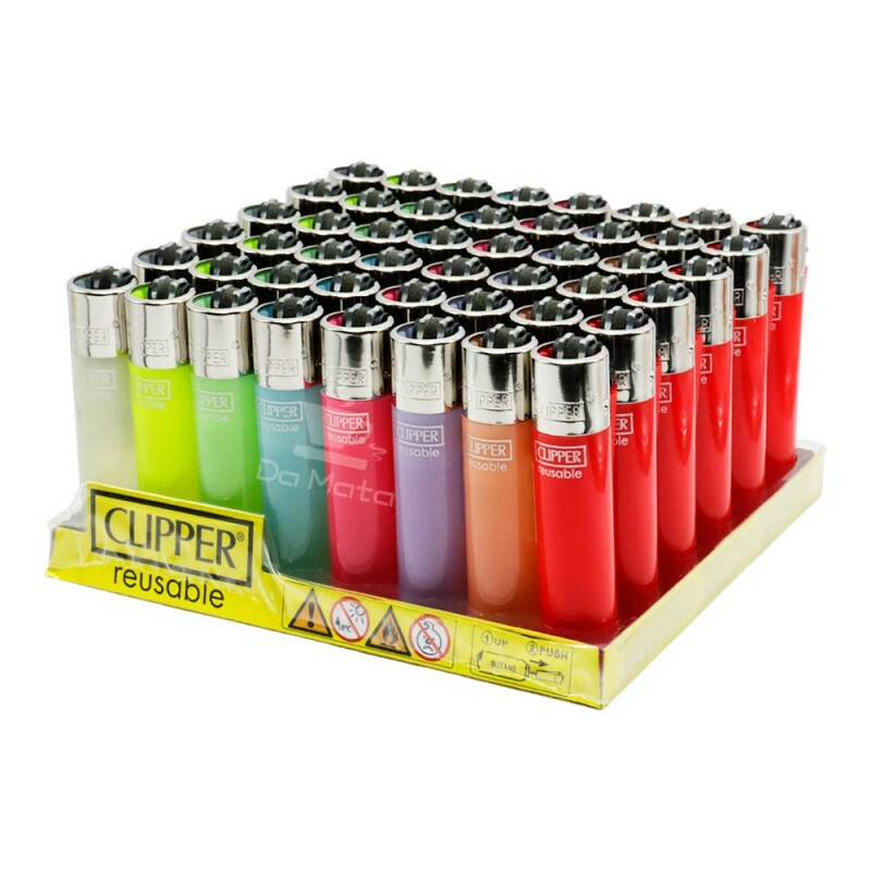 Isqueiro Clipper Colorido | Tabacaria da Mata