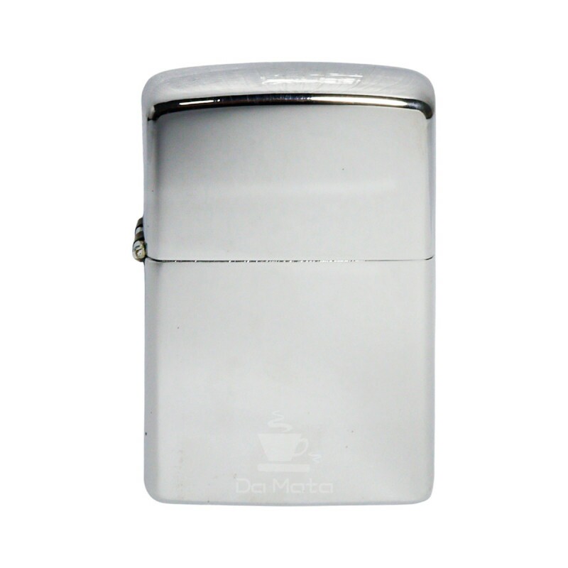 Isqueiro Clássico Cromado - Tabacaria da Mata