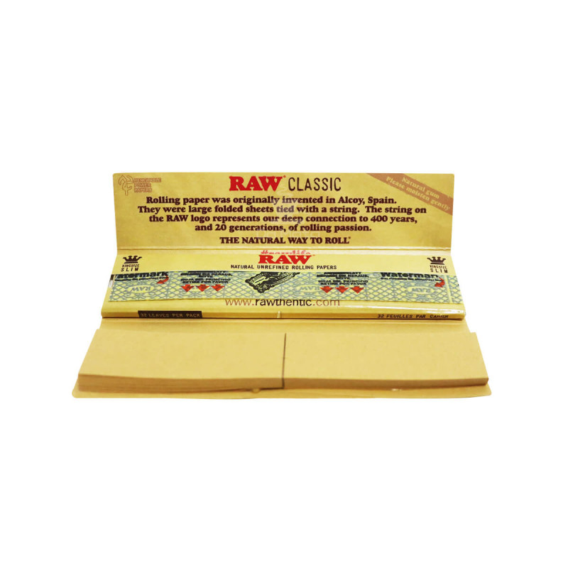 Caixa de Seda Raw Classic Connoisseur com piteira | Tabacaria da Mata