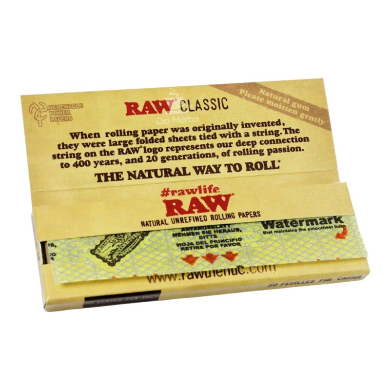 Seda Raw Classic Single Wide | Tabacaria da Mata