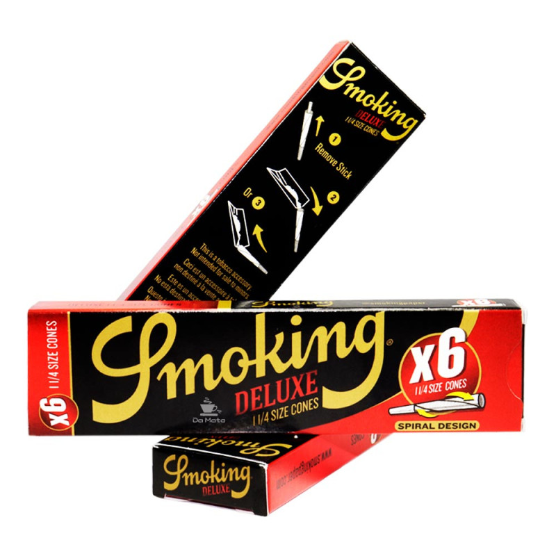 Cones Smoking Deluxe Mini Size x6 - Tabacaria da Mata