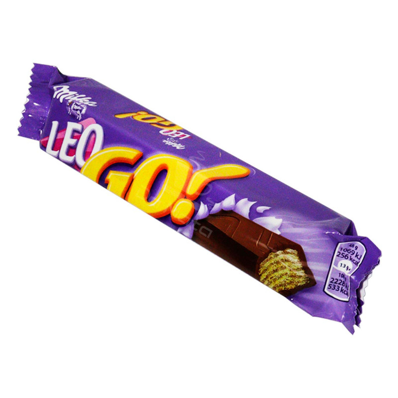 Biscoito Wafer Milka Leo Go C/ Creme de cacau - Tabacaria Da Mata
