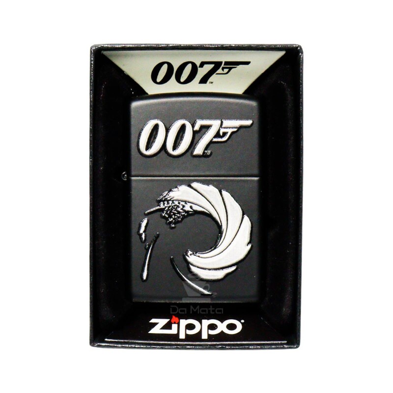 Isqueiro Zippo 49329 Bond 007 Logo - Tabacaria da Mata