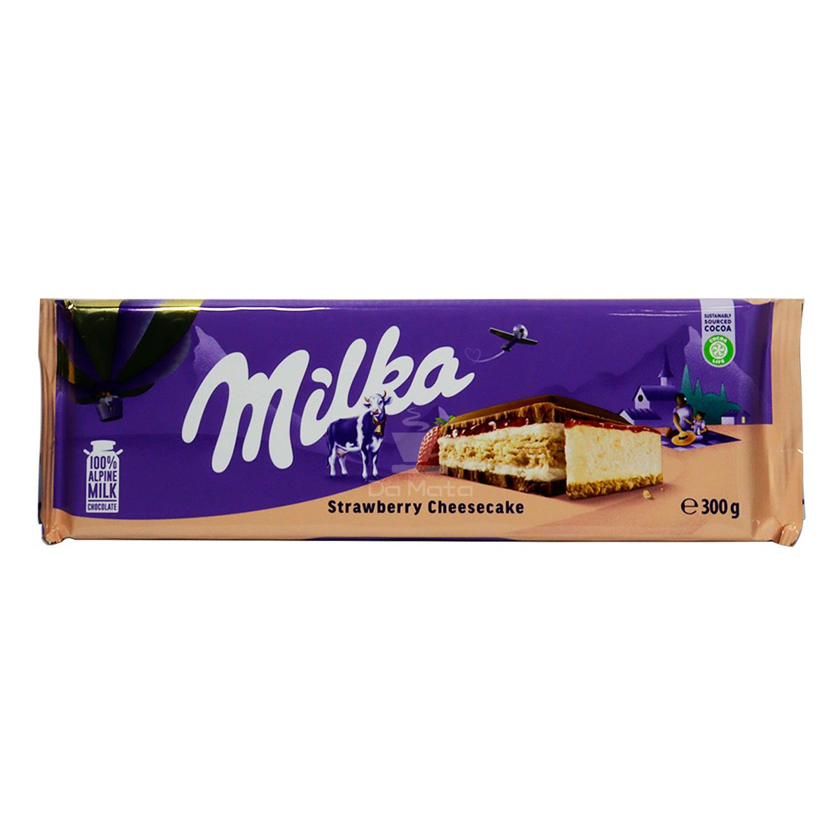 Chocolate Milka Strawberry Cheesecake 300g - Tabacaria da Mata