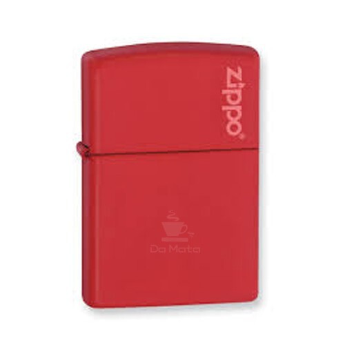 Zippo Navy Matte Vermelho - Tabacaria Da Mata
