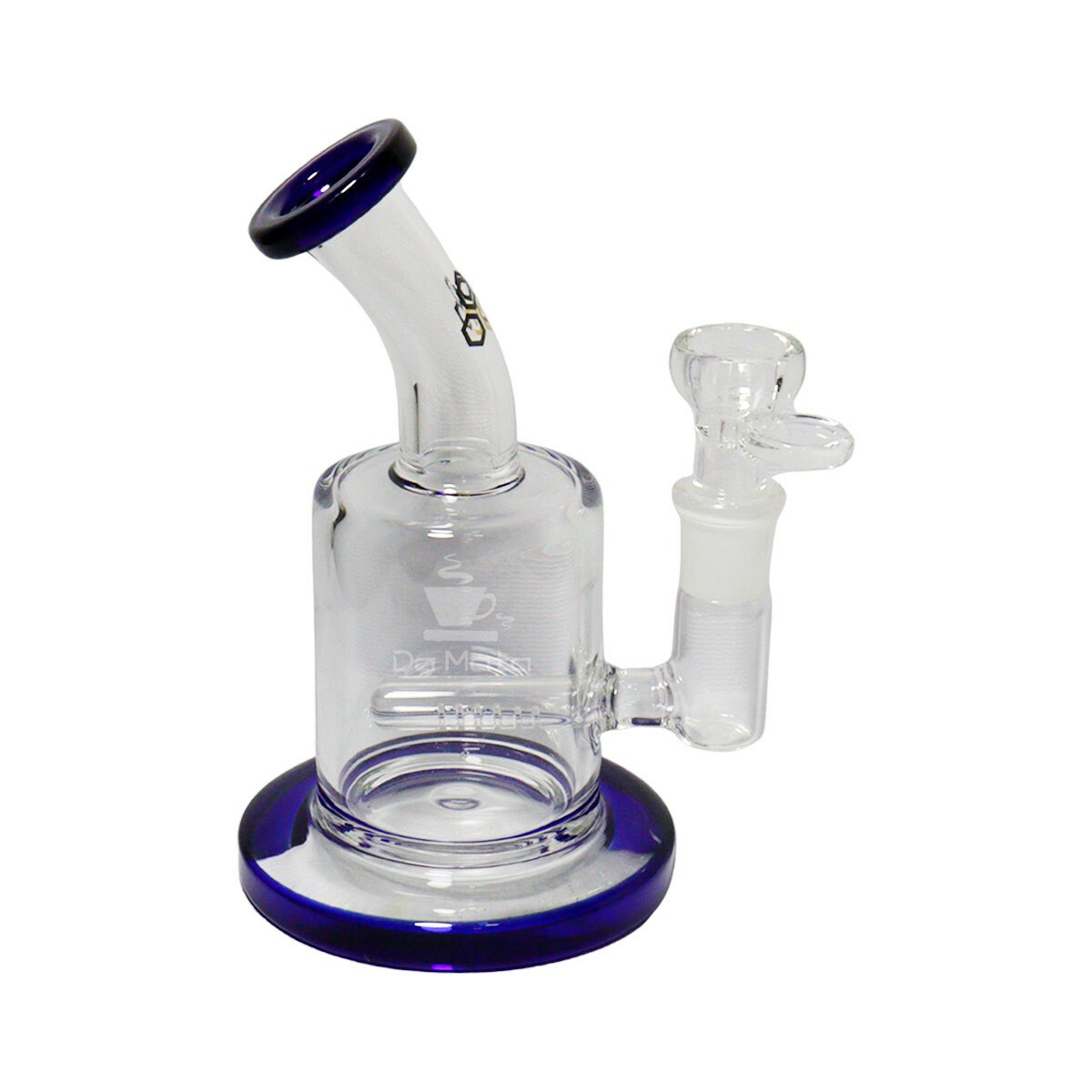 Bong Vidro Cultura Dab Master Azul | Tabacaria da Mata