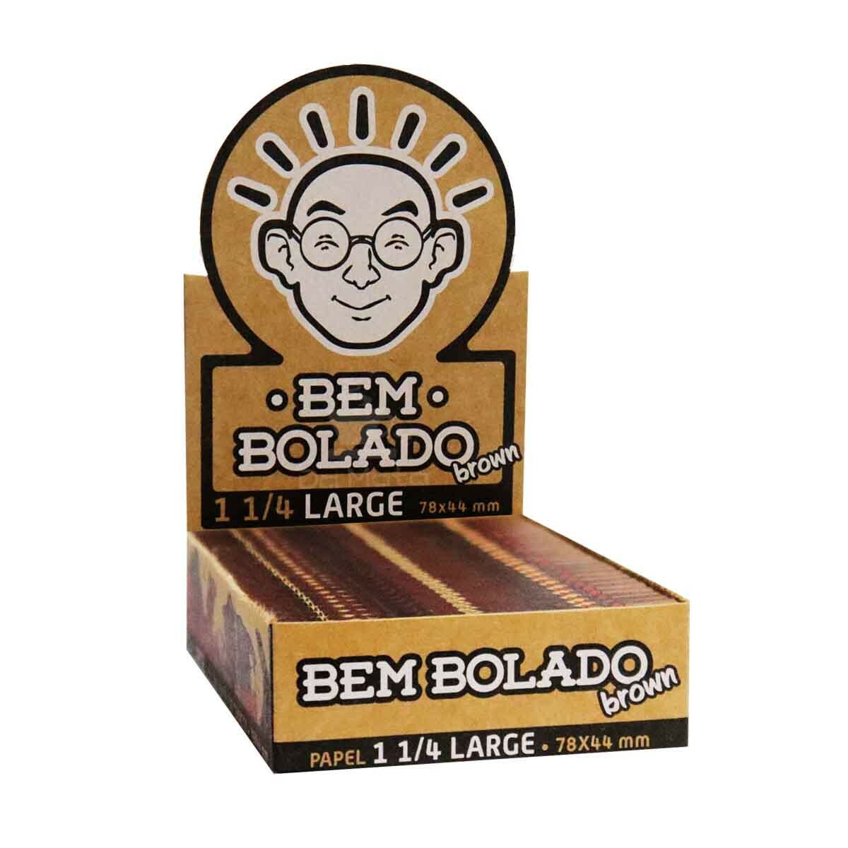 Caixa de Seda Bem Bolado Brown Large 1 1/4 - Tabacaria da Mata