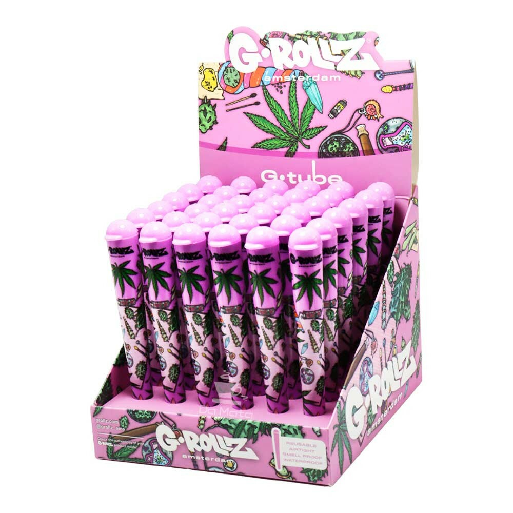 Caixa de Mocó G-Rollz Amsterdam Rosa - Tabacaria Da Mata