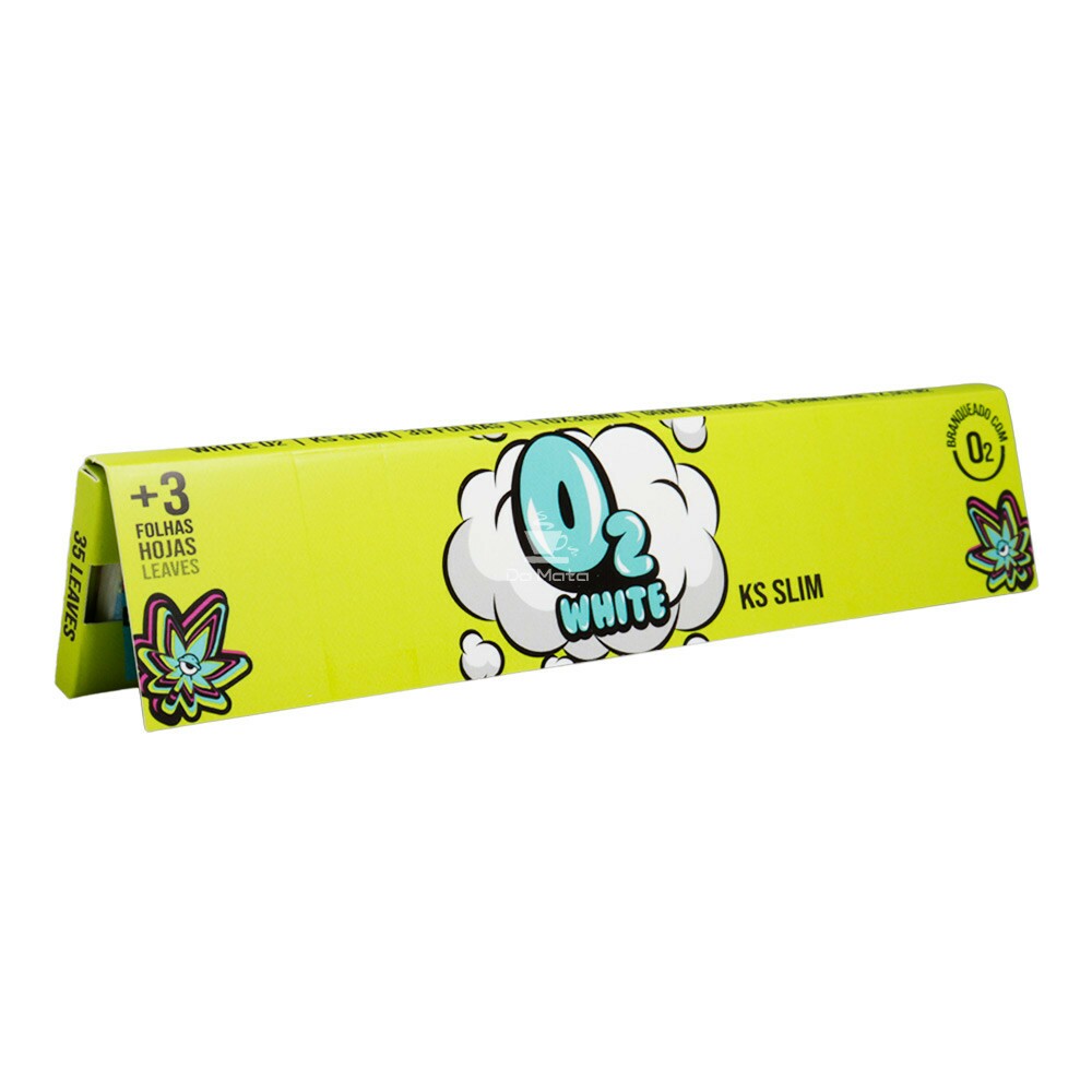 Seda O2 White Slim King Size | Tabacaria da Mata