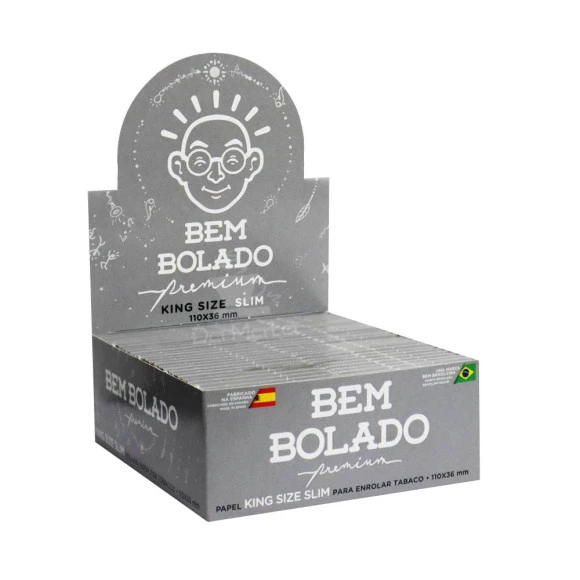Caixa de Seda Bem Bolado Premium King Size Slim - Tabacaria da Mata