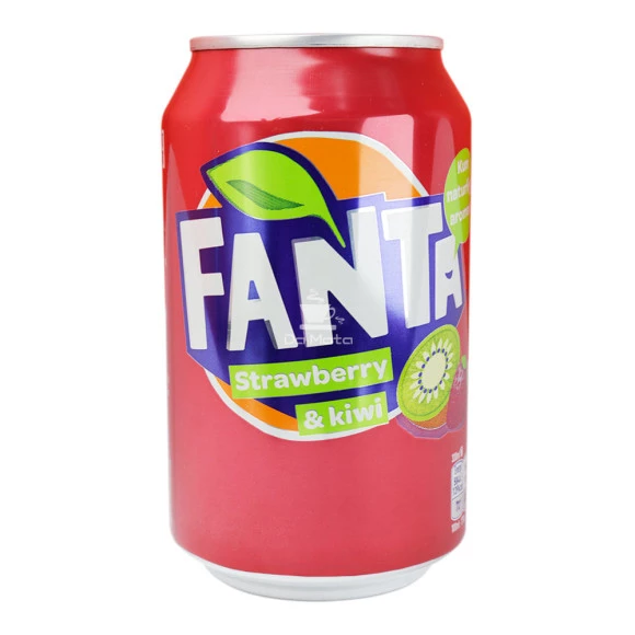 Refrigerante Importado Fanta Strawberry e Kiwi 330ml | Tabacaria Da Mata