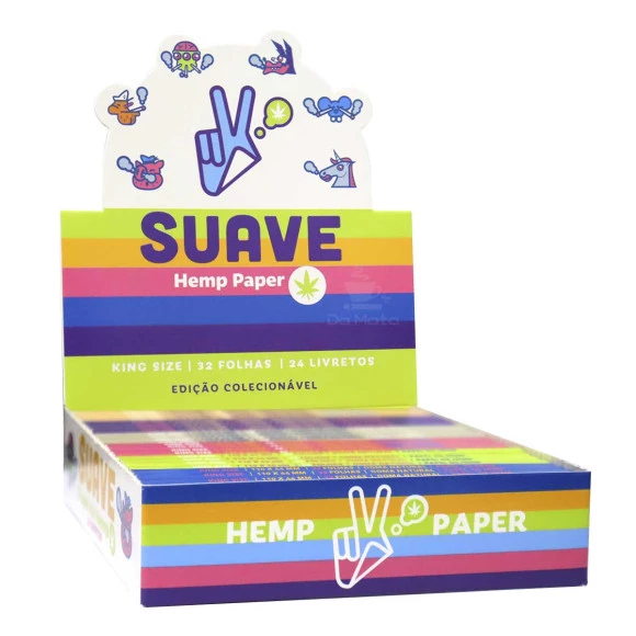 Caixa de Seda Suave Hemp Paper - Tabacaria Da Mata