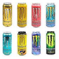 Kit com 8 Energéticos Monster Importado