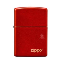 Isqueiro Zippo 49475ZL Vermelho Metalico - Tabacaria Da Mata